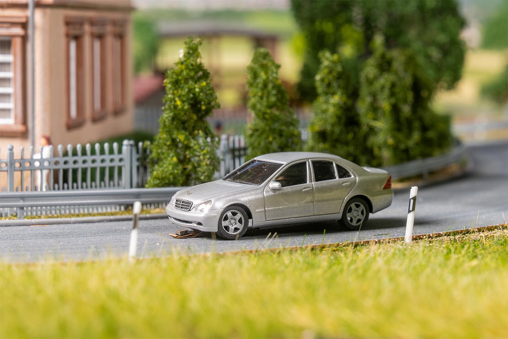 MB C-Class W 203, silver (HERPA) | Car System | Car System | EN
